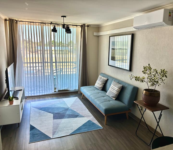 Moderno Depa Con A/c Y Estacionamiento Seguro - Los Angeles