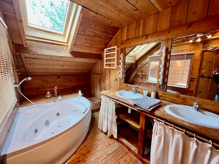 Demi-chalet Montagne 6 - 7 Pers | Jacuzzi, Parking - Serre Chevalier