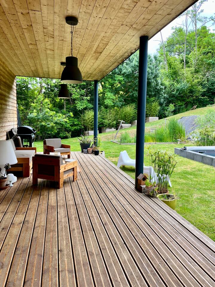 Maison En Bois Piscine à 10 Min Montauban. - Montauban