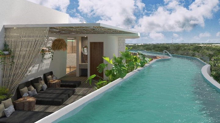 Sak Lu'um Studio Aldea Zama And Beach Club - Tulum