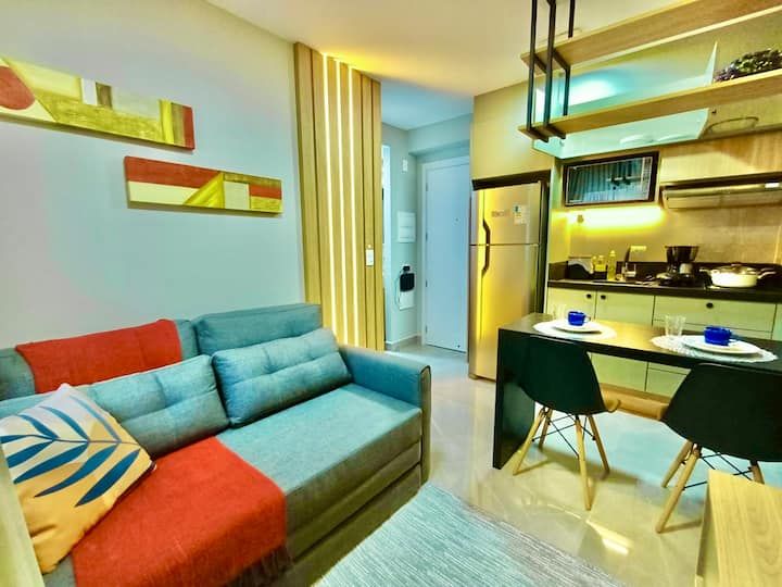 Refugio Lins Queen-size Bed + Air Conditioning - Curitiba