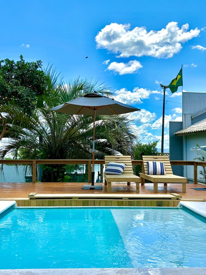 A Melhor Casa Pé Na Areia Ribeirão Da Ilha Floripa - Florianópolis