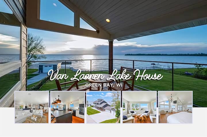 Luxury Bayfront Retreat • Kayaks + Lambeau Nearby - Green Bay, WI