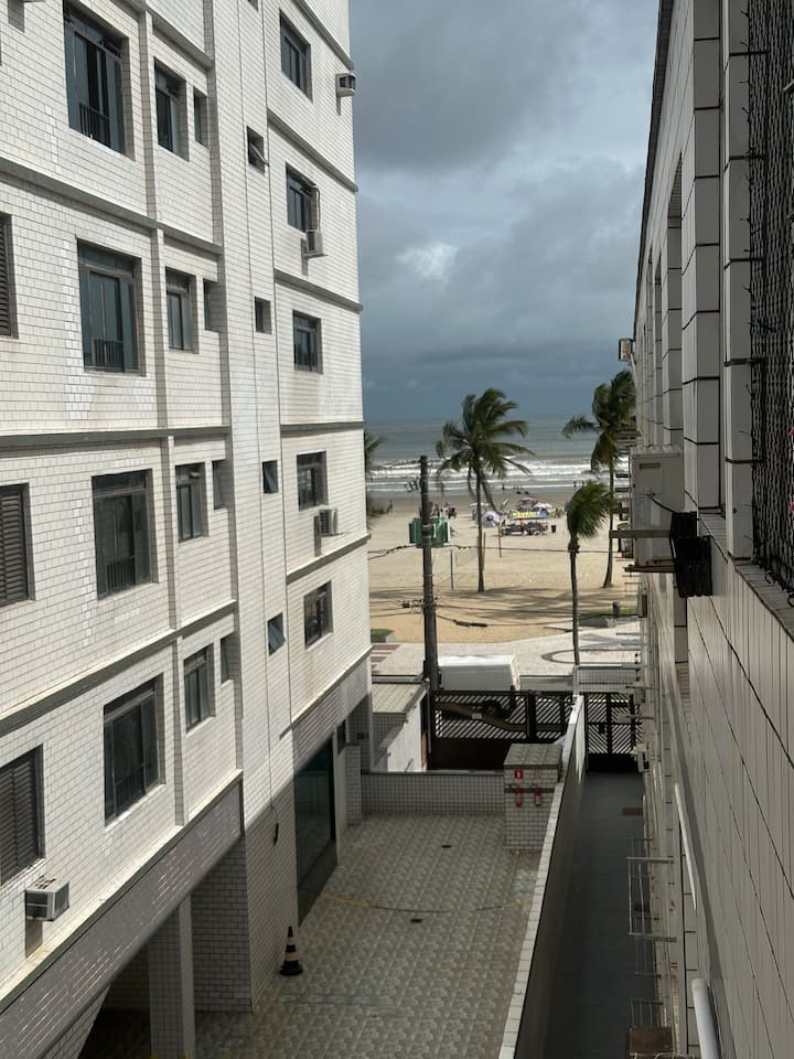 Ap Pé Na Areia+ Vista Mar+ar Cond- Boqueirão - Praia Grande