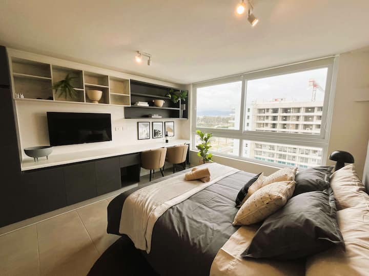 Beachfront Studio With Pool And Gym Access - La Serena