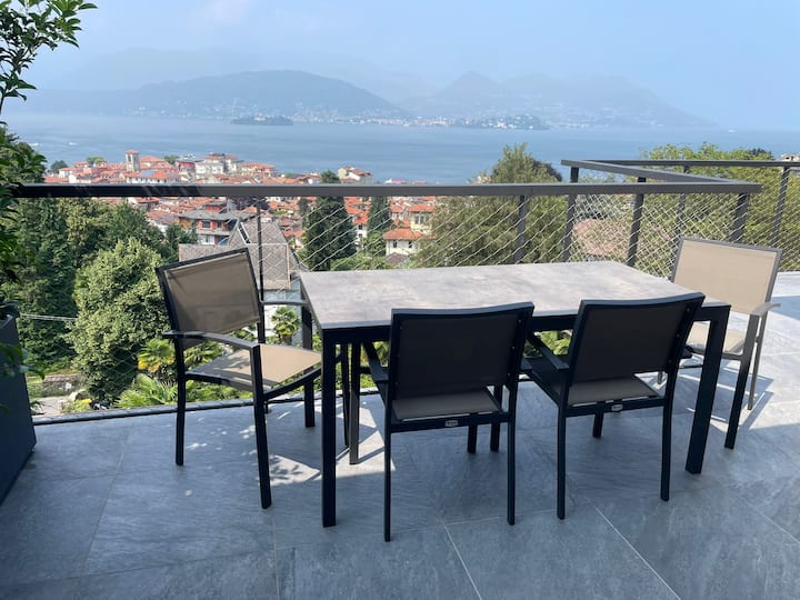 Serena - Balcon, Garage, A/c, Sublime Vue Du Lac - Stresa