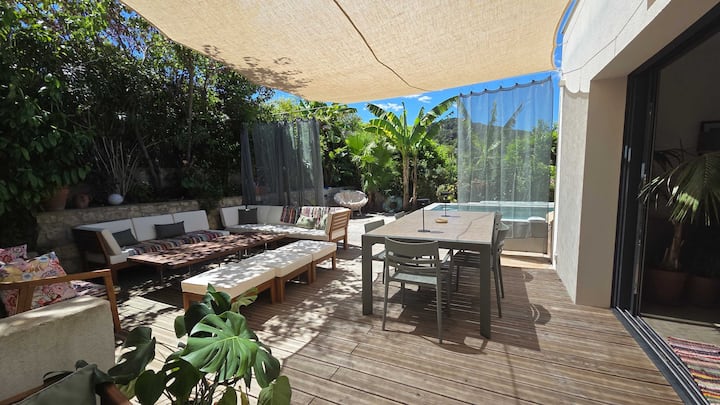Maison Dartiste Design Avec Piscine, 10 Pers - Vallauris