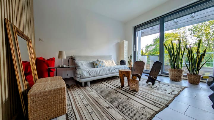 Studio Comfortable Avec Parking Privatif - Strassburg