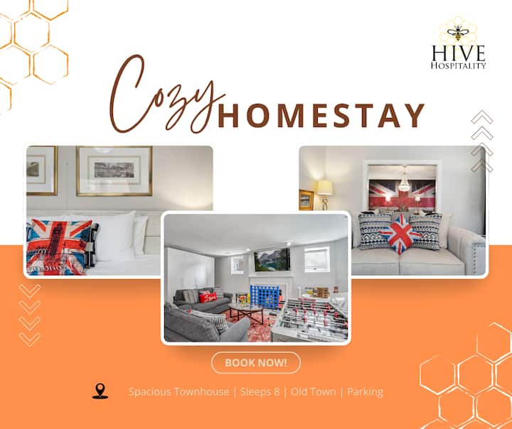 Spacious Townhouse | Sleeps 8 | Old Town | Parking - Alexandria, VA