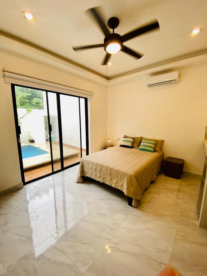 Habitación Con Piscina Y 2 Bicis - Cozumel