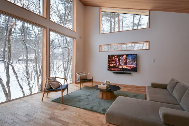 Koyya - Newly Built Japandi Style Luxury Chalet - Hakuba