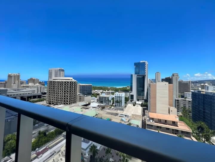 Ocean View + Free Parking|fireworks|sleeps 5 - Honolulu, HI
