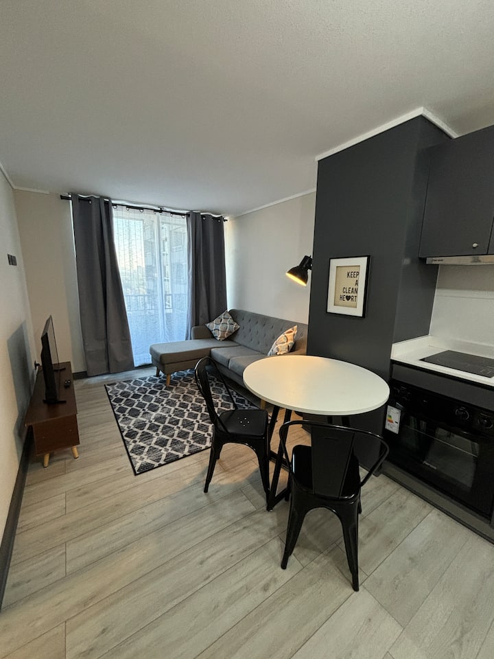 Fantástico Depto. Estadio Nacional + Free Parking - Macul