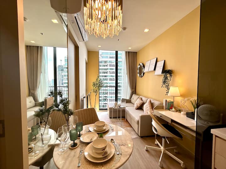 New 20%off Guest Favorite Luxury 1br Nr Emquartier - Bangkok