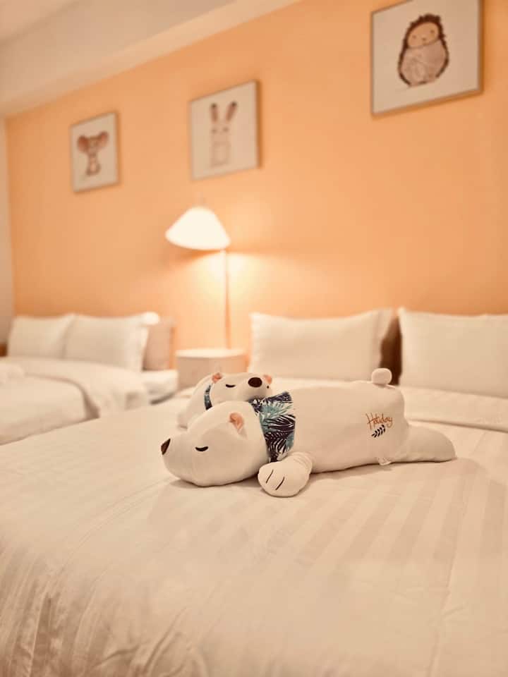 시먼딩/Mrt Ximen 3min/2-4人房/wifi/獨立陽台/洗衣機 - Taiwan