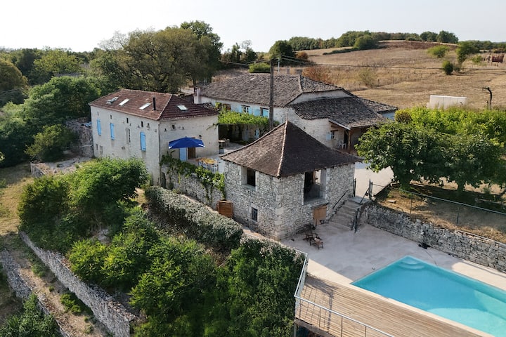 La Petite Toscane, Gîtes De Charme 4 P., Piscine - Lauzerte
