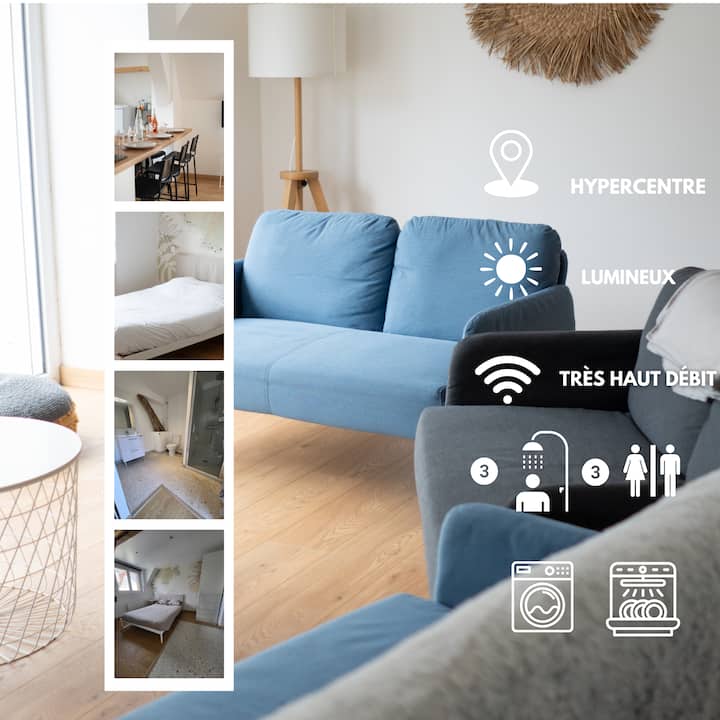 3 Chambres 3 Sdb Rare Centre Calme - Vichy