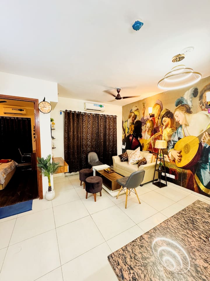 Antique Abode 1 Bhk Apartment Stay - Noida