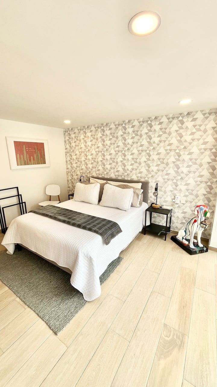 Moderno Loft En La Roma. - Mexico City