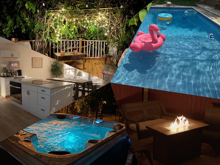 Hottub | Fire Pit | Deep Pool | Mins From Downtown - Raleigh, NC
