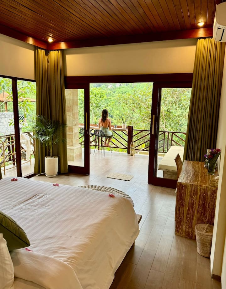 Astonishing Tree Top Jungle Apartment 5 Min Ubud - Ubud