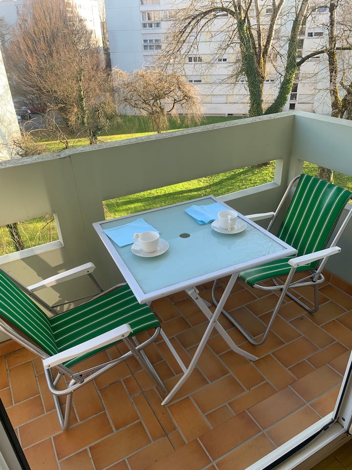 Apparemment-balcon-garage - Montbéliard