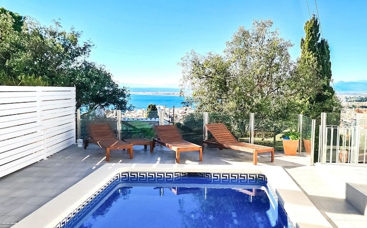 Casa Lottchen :  Villa Piscine Privée Et Vue Mer - Rosas