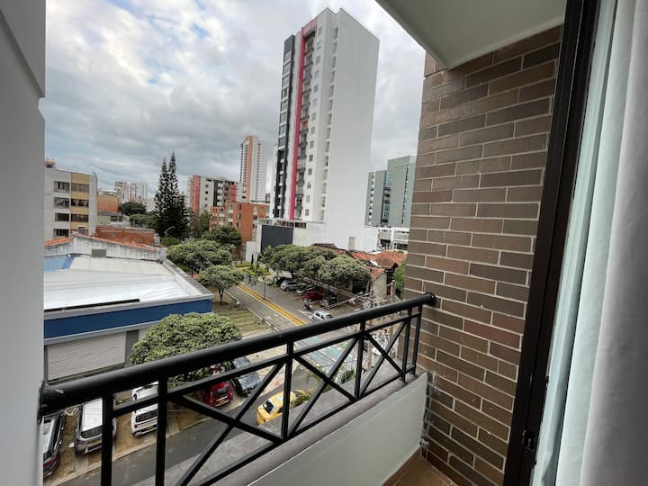 Apartaestudio Excelente Ubicación Wifi Tv Comodo - Bucaramanga