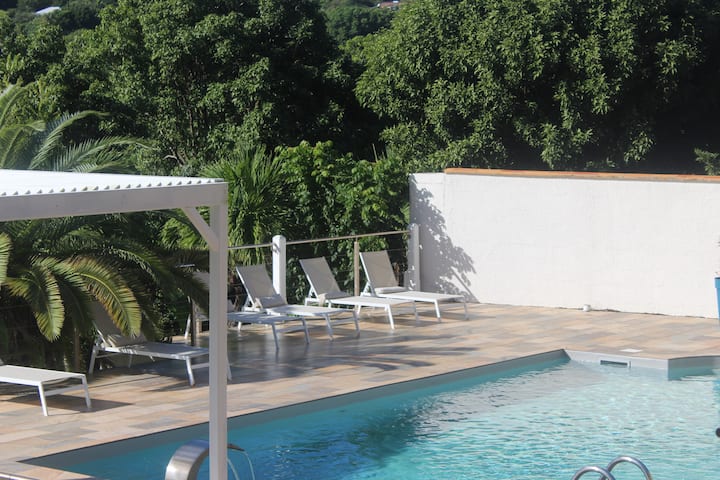 Villa Caryota | Panorama Montagnes & Piscine 9m - Martinique