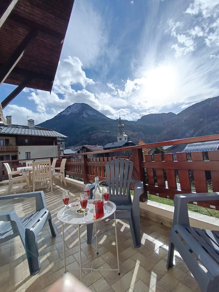 Maison Au Calme, Terrasse - Courchevel 1850