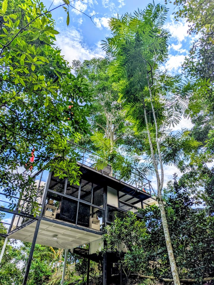 Laureles Villa Ruth & Tree House Stay / Pool & Tub - Villeta