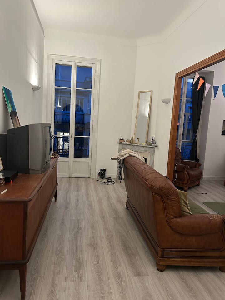 Chambre + Salle De Bain Privée - Nice