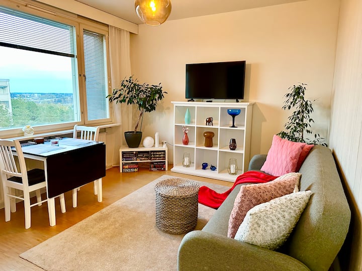 Valoisa Kaksio Järvinäköalalla - Lahti