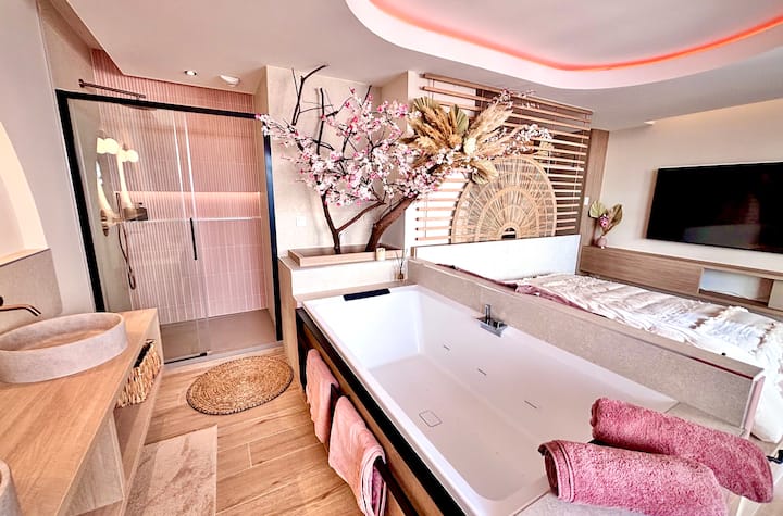 Suite Hyper Centre Jaccuzzi Balcon Climatisation - Lyon