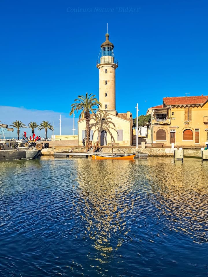 Studio à48m De La Plage - Aigues-Mortes