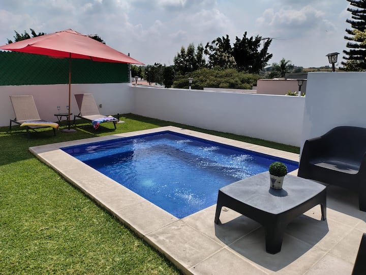 House With Jacuzzi In Exclusive Gated Community - Tlayacapan