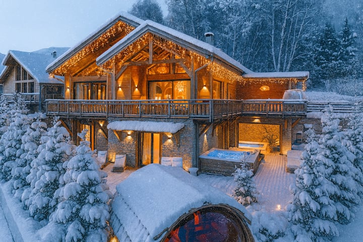 Chalet Jeri Piscine Sauna Jacuzzi Serre Chevalier - Briançon