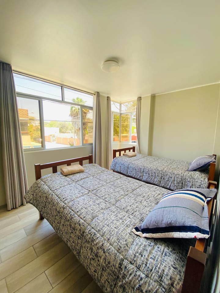 Departamento Para 4 Viajeros En Zona Privada Ica - 이카
