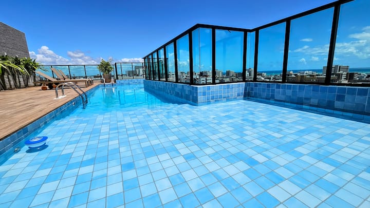 804ar Na Sala/garagem/academia/piscina/lovepet - Maceió