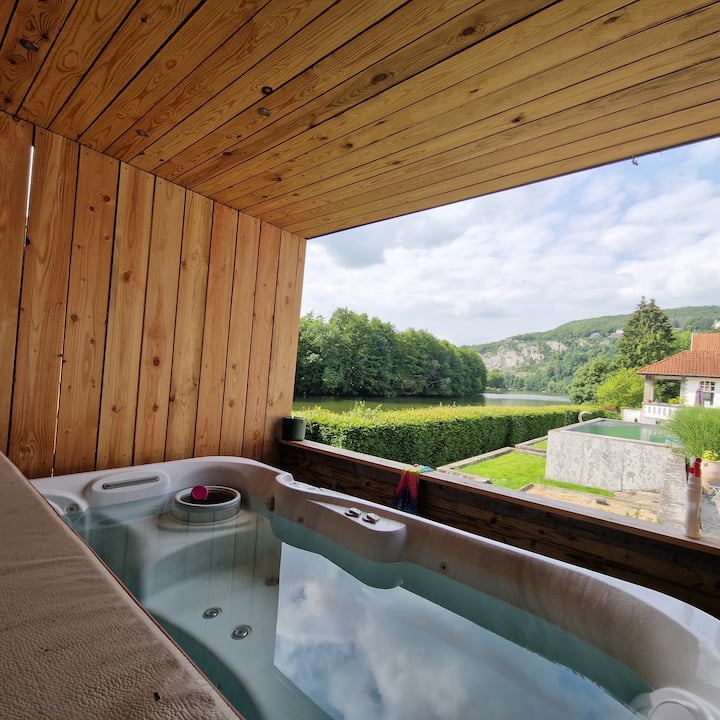 Suite Paisible Au Bord De La Meuse Avec Jacuzzi - Profondeville