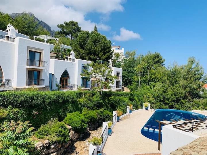 Cycladic House With Sea View In Karmi/kyrenia - ケリネイア