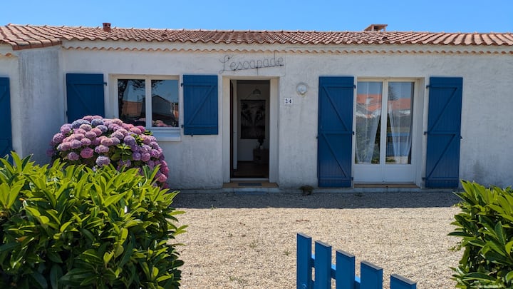 Véranda + Jardin Calme à 2 Pas De La Mer - La Bernerie-en-Retz