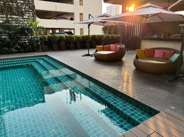 Luxury 1 Bedroom | Rooftop Bar | Gym | Pool - Thailand