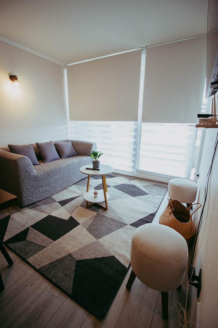 Apartamento Full Equipado A Pasos De La Playa - La Serena