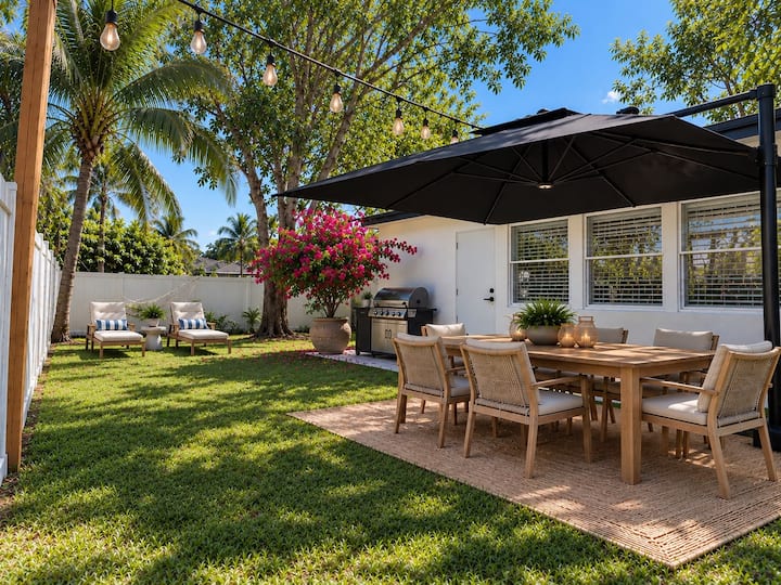 Beach 5 Min | Yard + Bbq | Pets | Golf + Fun |1220 - Pompano Beach, FL