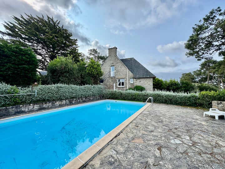 Maison Avec Piscine Privée Au Bord De L'eau - Locmariaquer