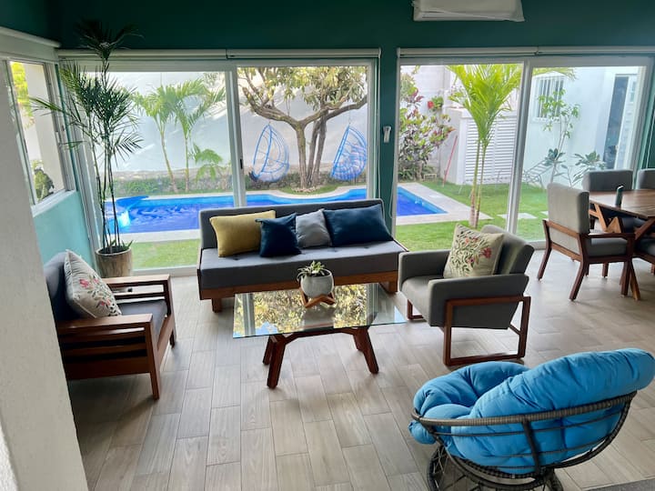 Casa Sola, Jardín, Alberca Y Jacuzzi En Mejor Zona - Cuernavaca