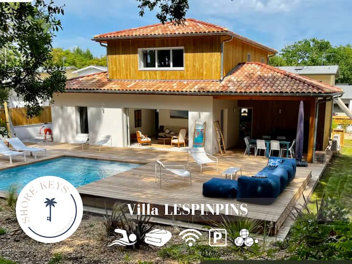 Villa Haut Standing Avec Piscine – Calme & Jardin - Soorts-Hossegor