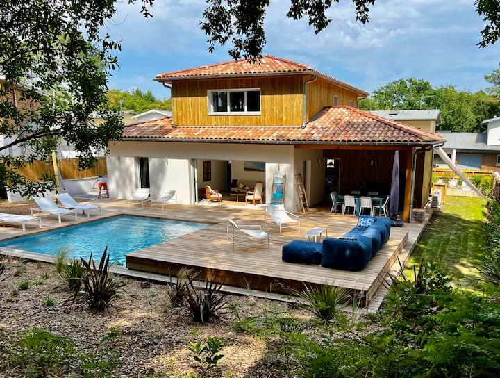 Villa à 10 Min à Pied De La Plage Des Bourdaines - Hossegor