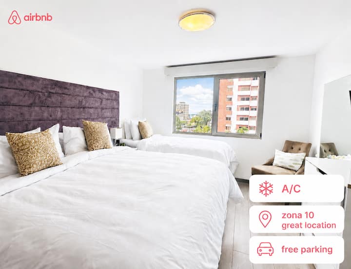Luxury Premiere Suite | Zona 10 •Ac-prime Location - Guatemala City